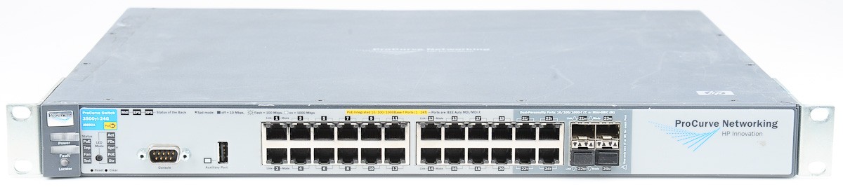 HP ProCurve Switch 3500yl-24G-PWR J8692A 24x 10/100/1000 Mbit/s PoE | eBay