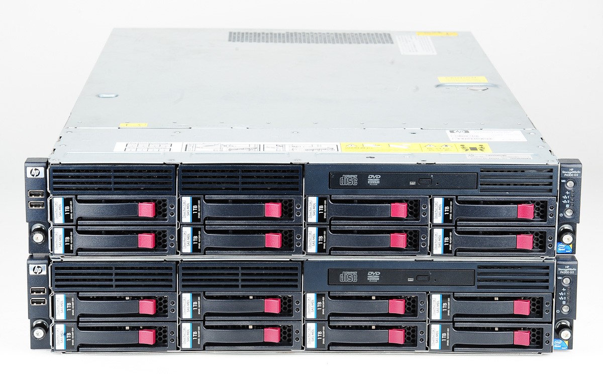HP StorageWorks P4300 G2 16TB SAS Starter SAN Solution BK715A LeftHand ...